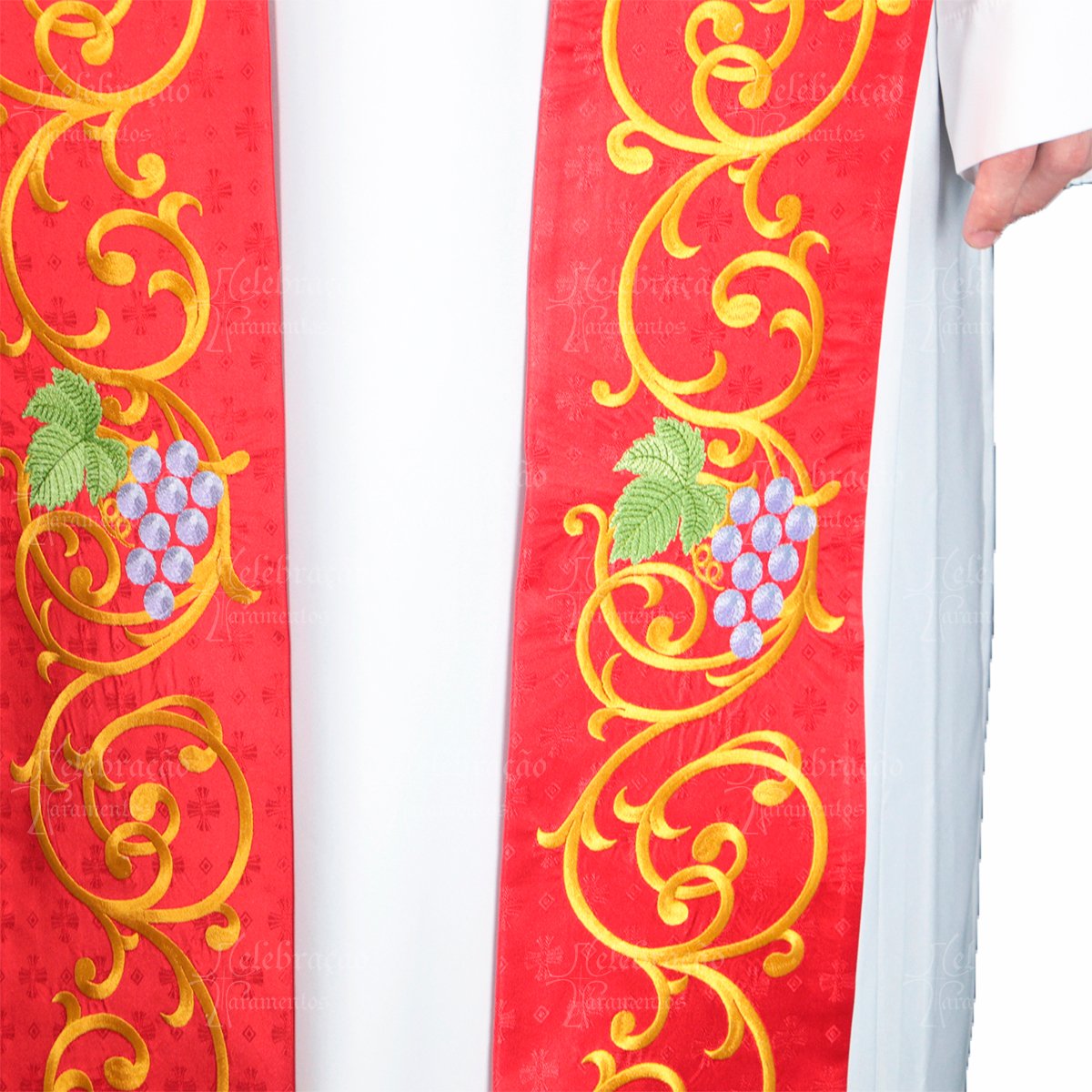 Estola Sacerdotal Tecido Liturgico.